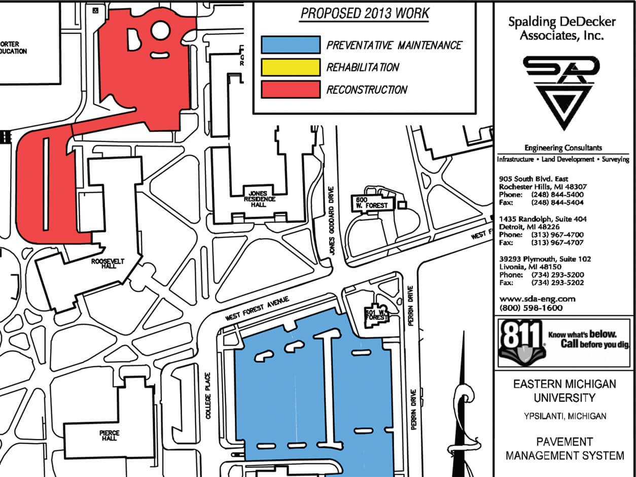 Eastern Michigan Pavement Management | Our Projects